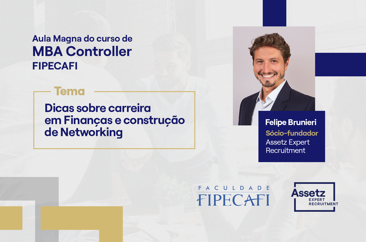 Assetz e FIPECAFI | Aula magna do curso de MBA Controller - Assetz